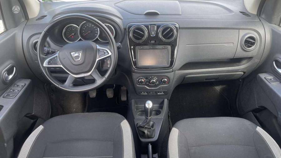Balts Dacia Lodgy 2017 Tauragė, ar dzinēja tilpumu 1.20 L un nobraukumu 143 tūkst. km par 3900 €, foto 11 vietnē AUTOMOTO.COM.LV