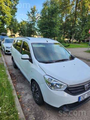 White Dacia Lodgy 2014 in Daugavpils, with an engine capacity of 1.20 L and mileage of 108 thousand km for 2500 €, photo 4 on AUTOMOTO.COM.LV