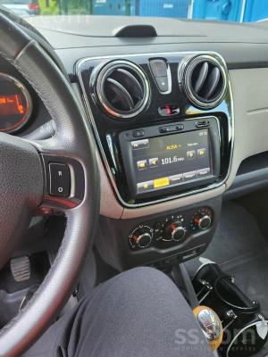 White Dacia Lodgy 2014 in Daugavpils, with an engine capacity of 1.20 L and mileage of 108 thousand km for 2500 €, photo 8 on AUTOMOTO.COM.LV