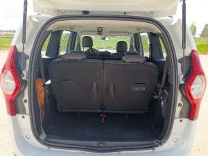 White Dacia Lodgy 2015 in Saldus, with an engine capacity of 1.20 L and mileage of 157 thousand km for 3450 €, photo 14 on AUTOMOTO.COM.LV