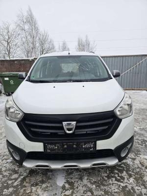 White Dacia Lodgy 2016 in Kaunas, with an engine capacity of 1.20 L and mileage of 141 thousand km for 2750 €, photo  on AUTOMOTO.COM.LV