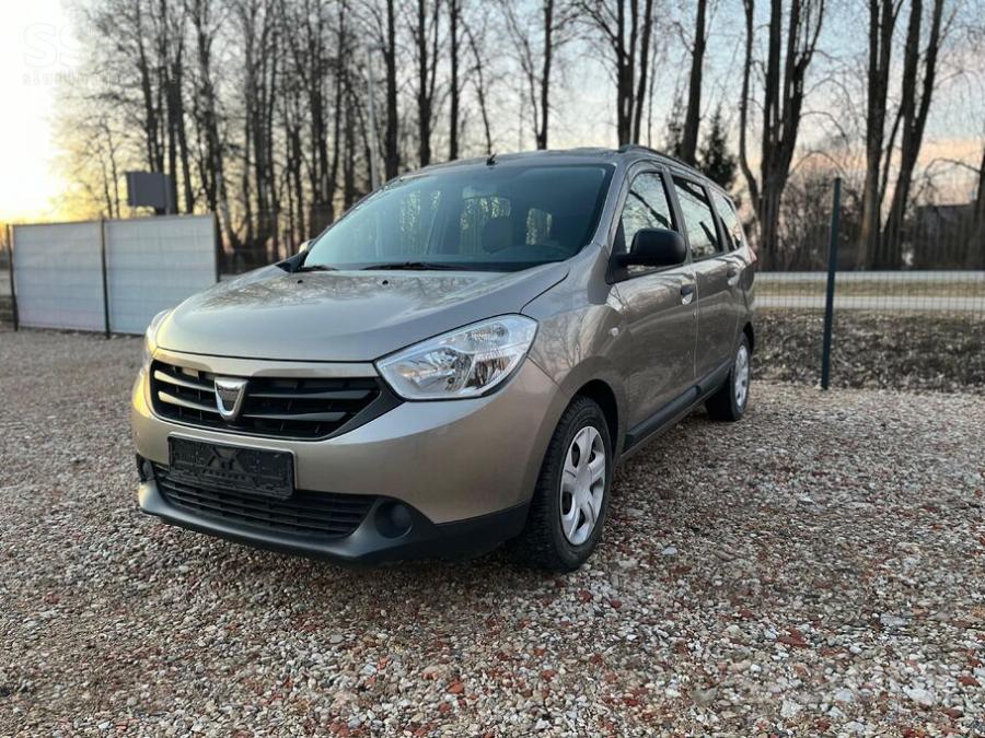 Yellow Dacia Lodgy 2015 in Cesis, with an engine capacity of 1.20 L and mileage of 84 thousand km for 4900 €, photo 14 on AUTOMOTO.COM.LV