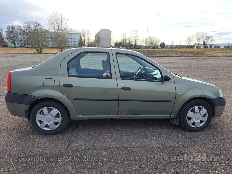 Beige Dacia Logan 2007 in Tallinn, with an engine capacity of 1.40 L and mileage of 131 thousand km for 1200 €, photo 4 on AUTOMOTO.COM.LV