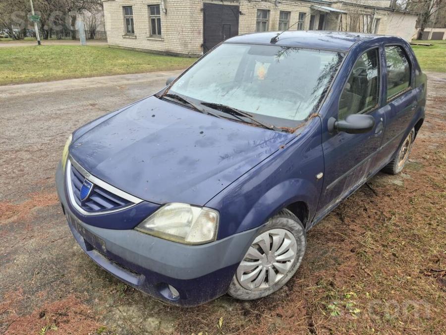 Blue Dacia Logan 2007 in Bauska, with an engine capacity of 1.50 L and mileage of 268 thousand km for 290 €, photo 1 on AUTOMOTO.COM.LV