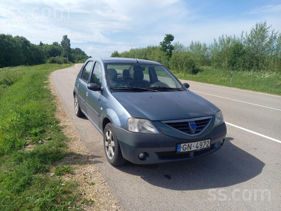 Синий Дачия Логан 2007 в Рига, объемом двигателя 1.50 л и пробегом 199 тыс. км за 1400 €, фото 1 на AUTOMOTO.COM.LV