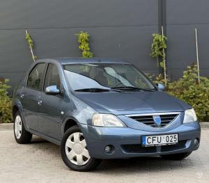 Zils Dacia Logan 2007 Viļņa, ar dzinēja tilpumu 1.60 L un nobraukumu 197 tūkst. km par 1490 €, foto  vietnē AUTOMOTO.COM.LV