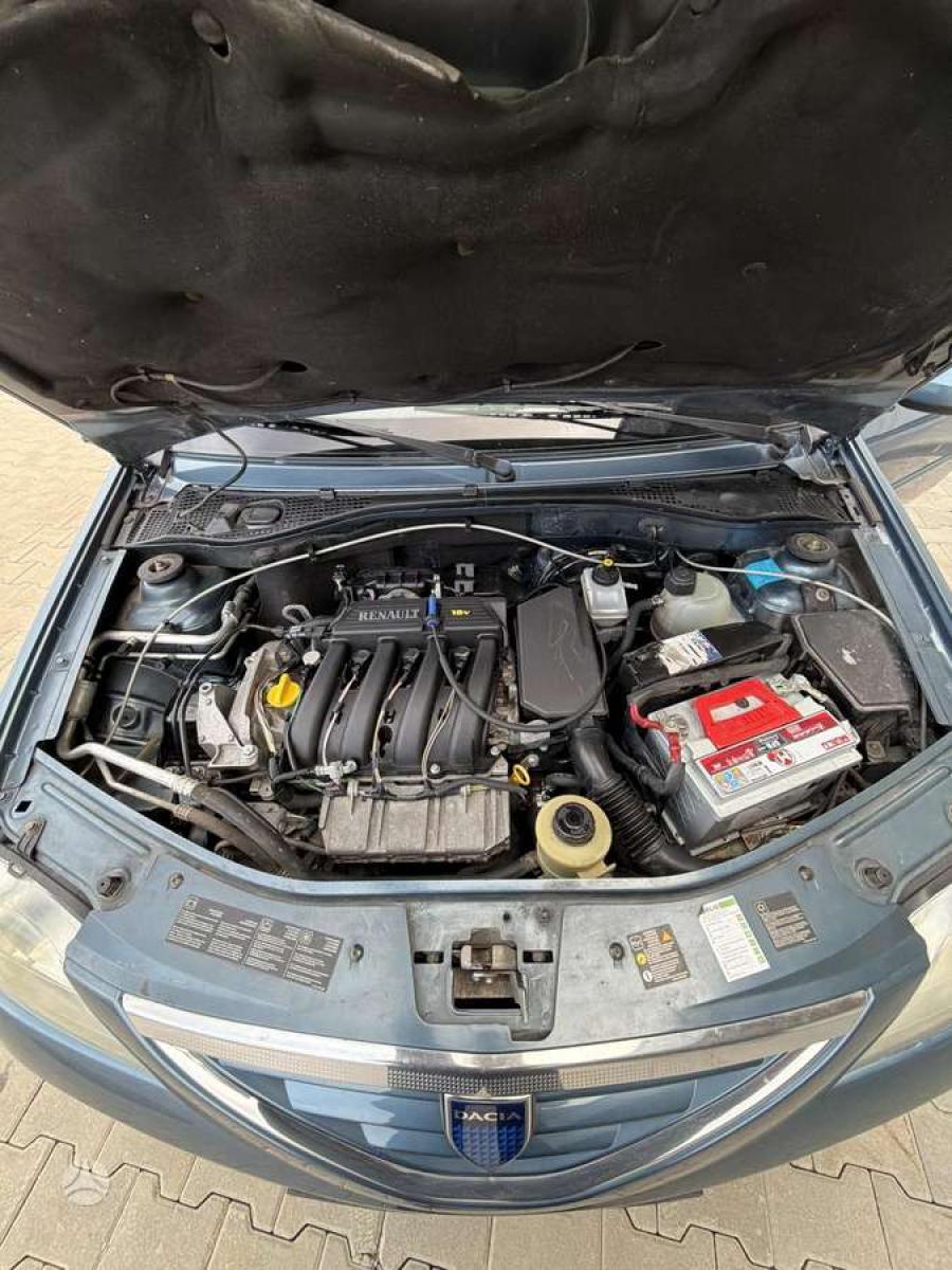 Zils Dacia Logan 2007 Viļņa, ar dzinēja tilpumu 1.60 L un nobraukumu 197 tūkst. km par 1490 €, foto 12 vietnē AUTOMOTO.COM.LV