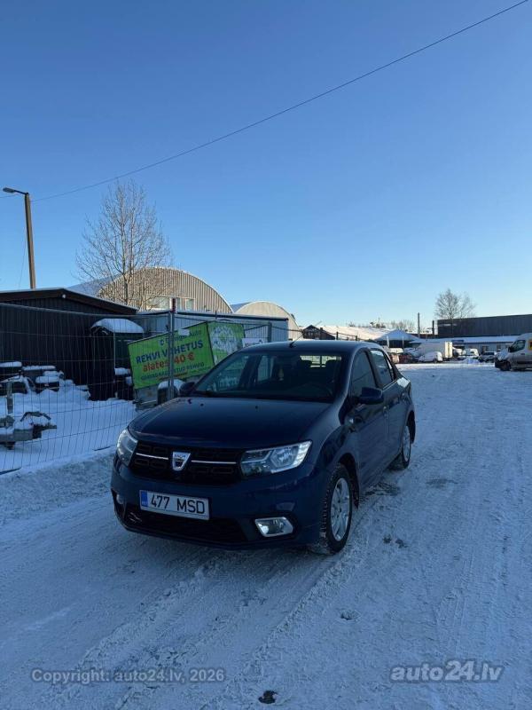 Blue Dacia Logan 2018 in Tallinn, with an engine capacity of 0.90 L and mileage of 55 thousand km for 4500 €, photo 1 on AUTOMOTO.COM.LV