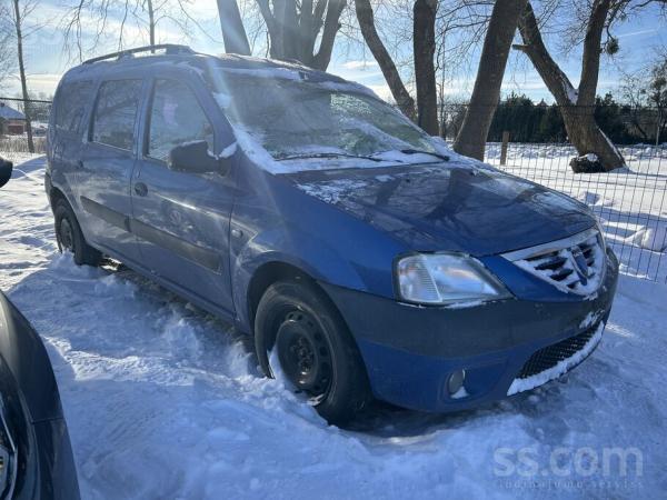 Zils Dacia Logan 2007 Liepāja, ar dzinēja tilpumu 1.60 L un nobraukumu 260 tūkst. km par 2500 €, foto 3 vietnē AUTOMOTO.COM.LV