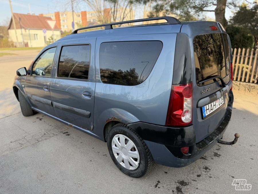 Blue Dacia Logan 2007 in Kaunas, with an engine capacity of 1.50 L and mileage of 400 thousand km for 2050 €, photo 6 on AUTOMOTO.COM.LV