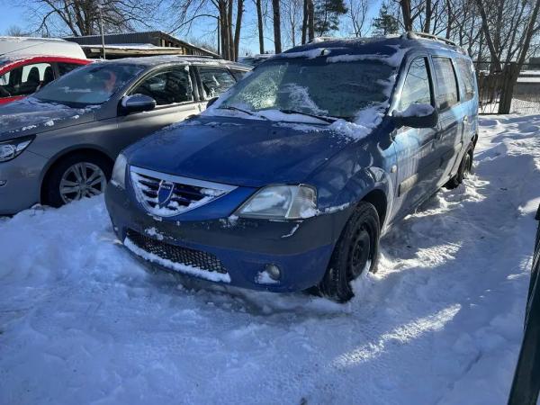 Zils Dacia Logan 2007 Grobiņa, ar dzinēja tilpumu 1.60 L un nobraukumu 260 tūkst. km par 2500 €, foto 1 vietnē AUTOMOTO.COM.LV