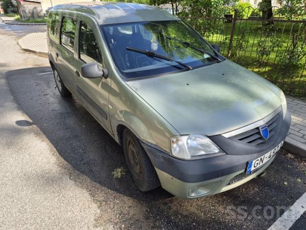 Zaļš Dacia Logan 2007 Rēzekne, ar dzinēja tilpumu 1.60 L un nobraukumu 264 tūkst. km par 600 €, foto 1 vietnē AUTOMOTO.COM.LV