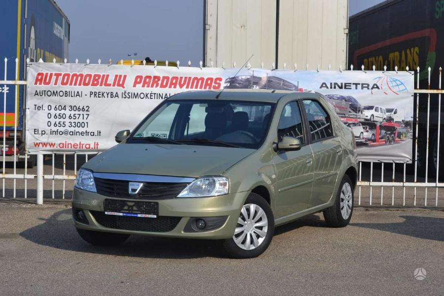 Zaļš Dacia Logan 2009 Marijampole, ar dzinēja tilpumu 1.60 L un nobraukumu 140 tūkst. km par 2200 €, foto 1 vietnē AUTOMOTO.COM.LV