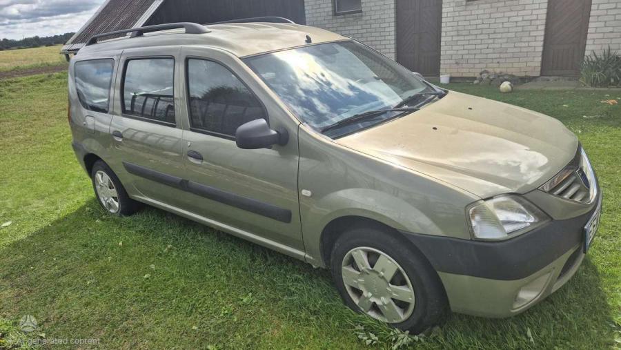 Zaļš Dacia Logan 2008 Kauņa, ar dzinēja tilpumu 1.46 L un nobraukumu 130 tūkst. km par 2000 €, foto 3 vietnē AUTOMOTO.COM.LV