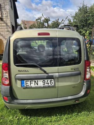 Zaļš Dacia Logan 2008 Kauņa, ar dzinēja tilpumu 1.46 L un nobraukumu 130 tūkst. km par 2000 €, foto 4 vietnē AUTOMOTO.COM.LV