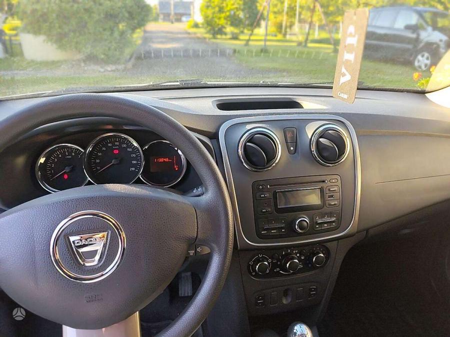 Grey Dacia Logan 2015 in Kaisiadorys, with an engine capacity of 1.46 L and mileage of 114 thousand km for 6500 €, photo 6 on AUTOMOTO.COM.LV