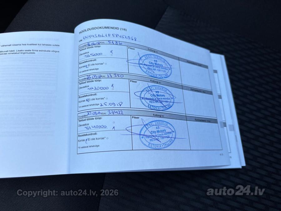 Серый Дачия Логан 2017 в Пайде, объемом двигателя 0.90 л и пробегом 97 тыс. км за 5690 €, фото 25 на AUTOMOTO.COM.LV