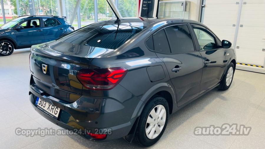 Grey Dacia Logan 2021 in Narva, with an engine capacity of 1.00 L and mileage of 38 thousand km for 10990 €, photo 5 on AUTOMOTO.COM.LV