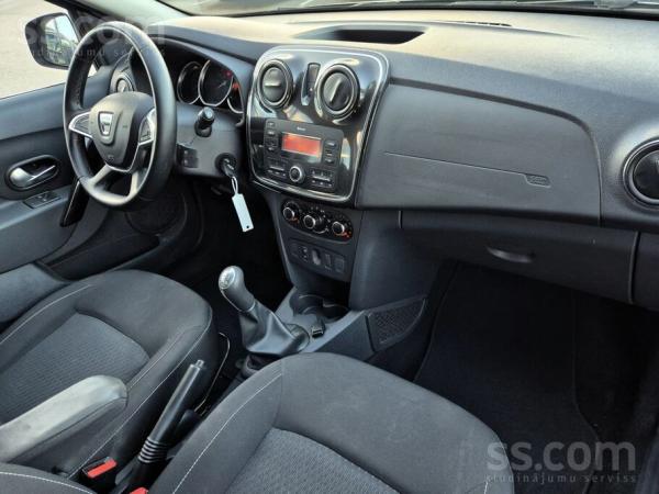Grey Dacia Logan 2019 in Riga, with an engine capacity of 1.50 L and mileage of 95 thousand km for 5990 €, photo 10 on AUTOMOTO.COM.LV