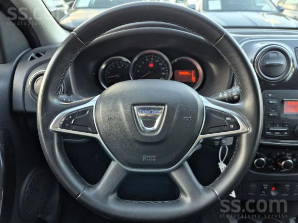 Grey Dacia Logan 2019 in Riga, with an engine capacity of 1.50 L and mileage of 95 thousand km for 5990 €, photo 11 on AUTOMOTO.COM.LV