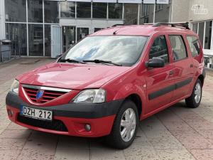 Sarkans Dacia Logan 2008 Viļņa, ar dzinēja tilpumu 1.50 L un nobraukumu 135 tūkst. km par 1160 €, foto  vietnē AUTOMOTO.COM.LV