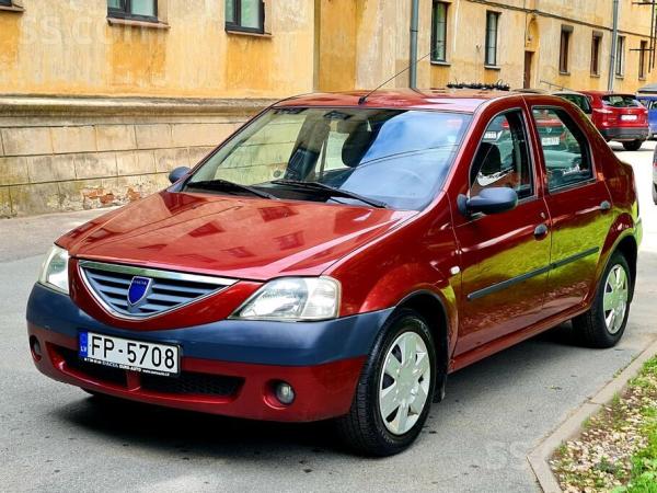 Red Dacia Logan 2005 in Riga, with an engine capacity of 1.60 L and mileage of 95 thousand km for 1700 €, photo 3 on AUTOMOTO.COM.LV