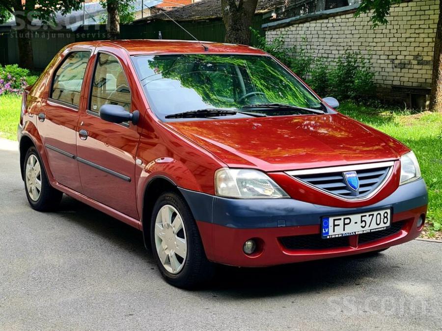 Sarkans Dacia Logan 2006 Rīga, ar dzinēja tilpumu 1.60 L un nobraukumu 95 tūkst. km par 1700 €, foto 4 vietnē AUTOMOTO.COM.LV
