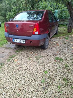 Red Dacia Logan 2006 in Balvi, with an engine capacity of 1.40 L and mileage of 191 thousand km for 930 €, photo 4 on AUTOMOTO.COM.LV