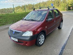 Red Dacia Logan 2006 in Jelgava, with an engine capacity of 1.40 L and mileage of 185 thousand km for 995 €, photo 3 on AUTOMOTO.COM.LV