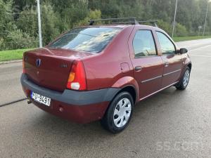 Red Dacia Logan 2006 in Jelgava, with an engine capacity of 1.40 L and mileage of 185 thousand km for 995 €, photo 4 on AUTOMOTO.COM.LV