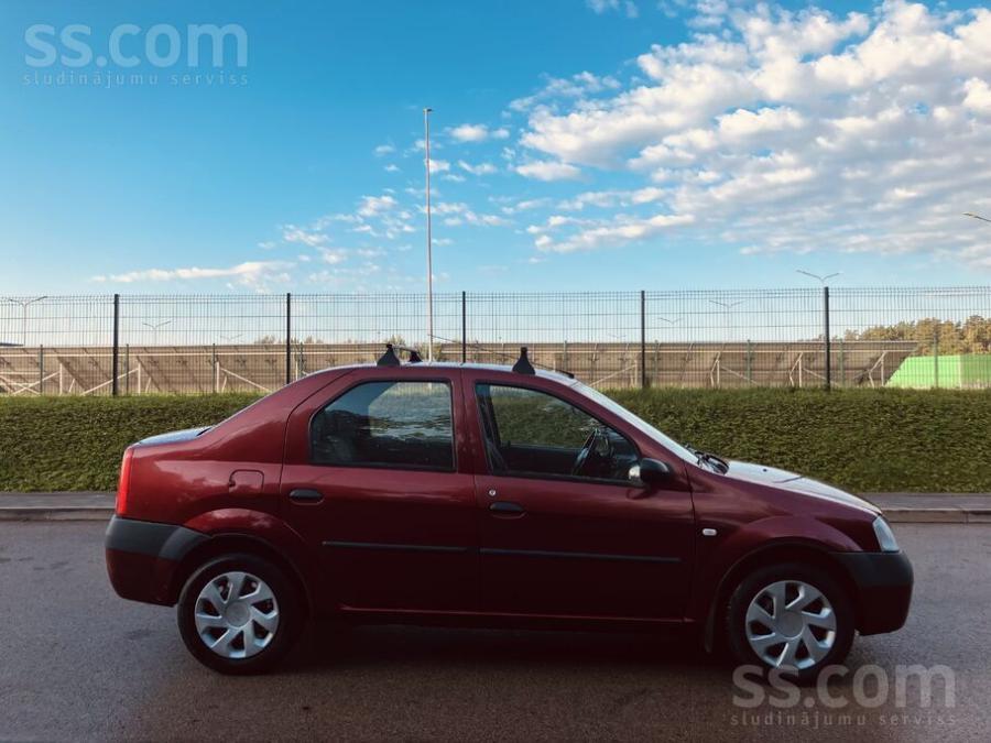 Red Dacia Logan 2006 in Jelgava, with an engine capacity of 1.40 L and mileage of 185 thousand km for 995 €, photo 7 on AUTOMOTO.COM.LV