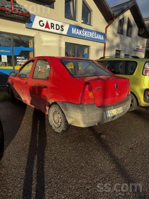 Sarkans Dacia Logan 2007 Cēsis, ar dzinēja tilpumu 1.40 L un nobraukumu 304 tūkst. km par 350 €, foto  vietnē AUTOMOTO.COM.LV