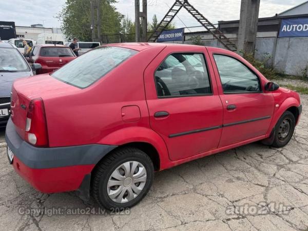 Red Dacia Logan 2007 in Tallinn, with an engine capacity of 1.40 L and mileage of 326 thousand km for 399 €, photo 4 on AUTOMOTO.COM.LV
