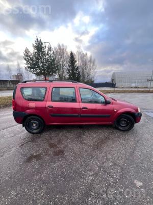 Sarkans Dacia Logan 2007 Gulbene, ar dzinēja tilpumu 1.50 L un nobraukumu 286 tūkst. km par 1590 €, foto  vietnē AUTOMOTO.COM.LV
