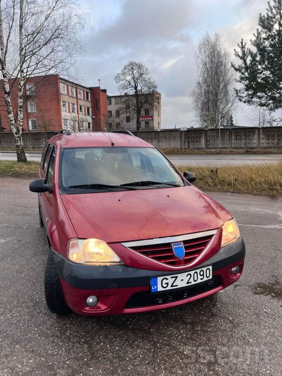 Red Dacia Logan 2007 in Gulbene, with an engine capacity of 1.50 L and mileage of 286 thousand km for 1590 €, photo 3 on AUTOMOTO.COM.LV