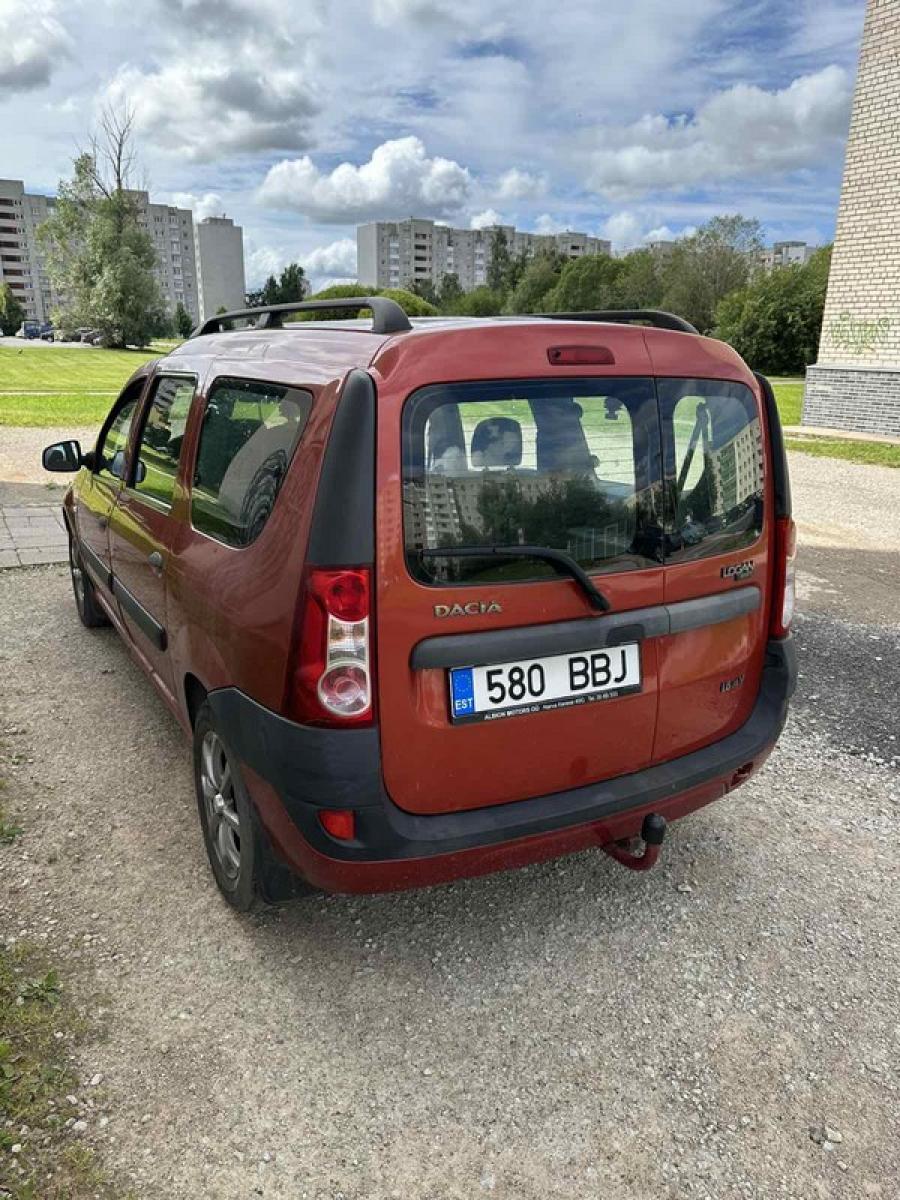 Sarkans Dacia Logan 2008 Narva, ar dzinēja tilpumu 1.60 L un nobraukumu 207 tūkst. km par 700 €, foto 22 vietnē AUTOMOTO.COM.LV