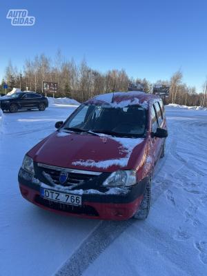 Red Dacia Logan 2009 in Vilnius, with an engine capacity of 1.40 L and mileage of 244 thousand km for 1250 €, photo  on AUTOMOTO.COM.LV
