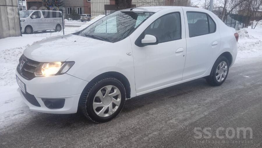 White Dacia Logan 2014 in Jelgava, with an engine capacity of 1.50 L and mileage of 220 thousand km for 3100 €, photo 2 on AUTOMOTO.COM.LV