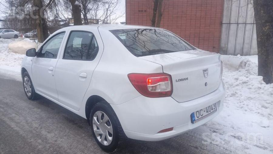 White Dacia Logan 2014 in Jelgava, with an engine capacity of 1.50 L and mileage of 220 thousand km for 3100 €, photo 5 on AUTOMOTO.COM.LV