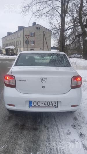 White Dacia Logan 2014 in Jelgava, with an engine capacity of 1.50 L and mileage of 220 thousand km for 3100 €, photo 6 on AUTOMOTO.COM.LV