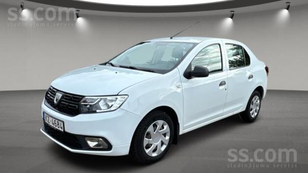 White Dacia Logan 2017 in Riga, with an engine capacity of 1.00 L and mileage of 194 thousand km for 3595 €, photo 2 on AUTOMOTO.COM.LV