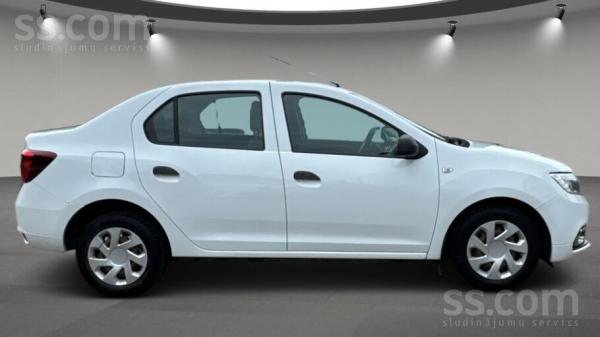 White Dacia Logan 2017 in Riga, with an engine capacity of 1.00 L and mileage of 194 thousand km for 3595 €, photo 5 on AUTOMOTO.COM.LV