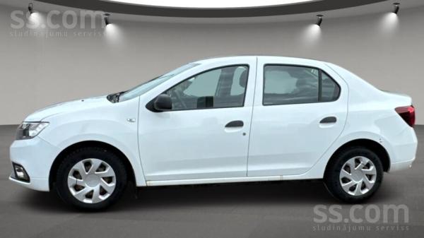 White Dacia Logan 2017 in Riga, with an engine capacity of 1.00 L and mileage of 194 thousand km for 3595 €, photo 6 on AUTOMOTO.COM.LV