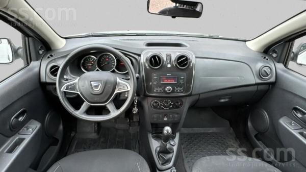 White Dacia Logan 2017 in Riga, with an engine capacity of 1.00 L and mileage of 194 thousand km for 3595 €, photo 7 on AUTOMOTO.COM.LV