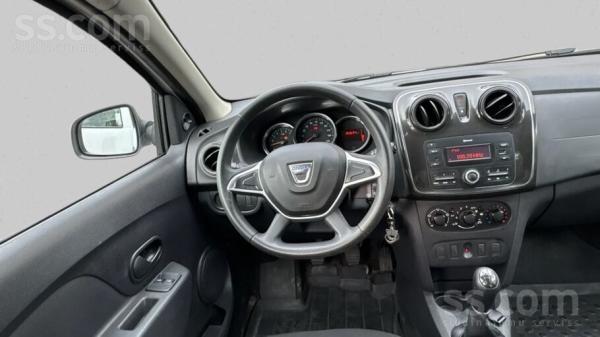 White Dacia Logan 2017 in Riga, with an engine capacity of 1.00 L and mileage of 194 thousand km for 3595 €, photo 8 on AUTOMOTO.COM.LV