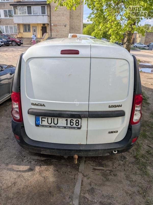 White Dacia Logan 2012 in Vilnius, with an engine capacity of 1.50 L and mileage of 160 thousand km for 1250 €, photo 3 on AUTOMOTO.COM.LV