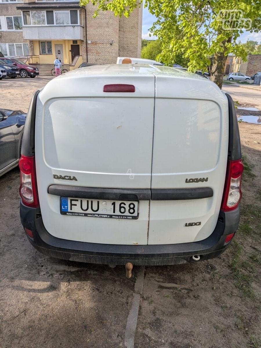 White Dacia Logan 2012 in Vilnius, with an engine capacity of 1.50 L and mileage of 160 thousand km for 1250 €, photo 4 on AUTOMOTO.COM.LV