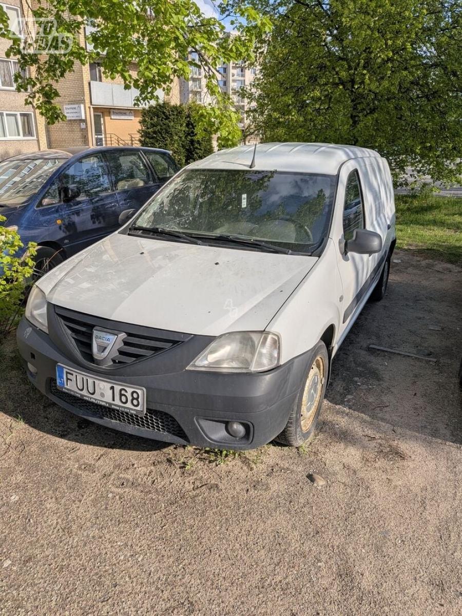 White Dacia Logan 2012 in Vilnius, with an engine capacity of 1.50 L and mileage of 160 thousand km for 1250 €, photo 6 on AUTOMOTO.COM.LV