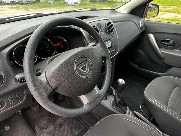 White Dacia Logan 2014 in Prienai, with an engine capacity of 1.46 L and mileage of 252 thousand km for 2500 €, photo 10 on AUTOMOTO.COM.LV