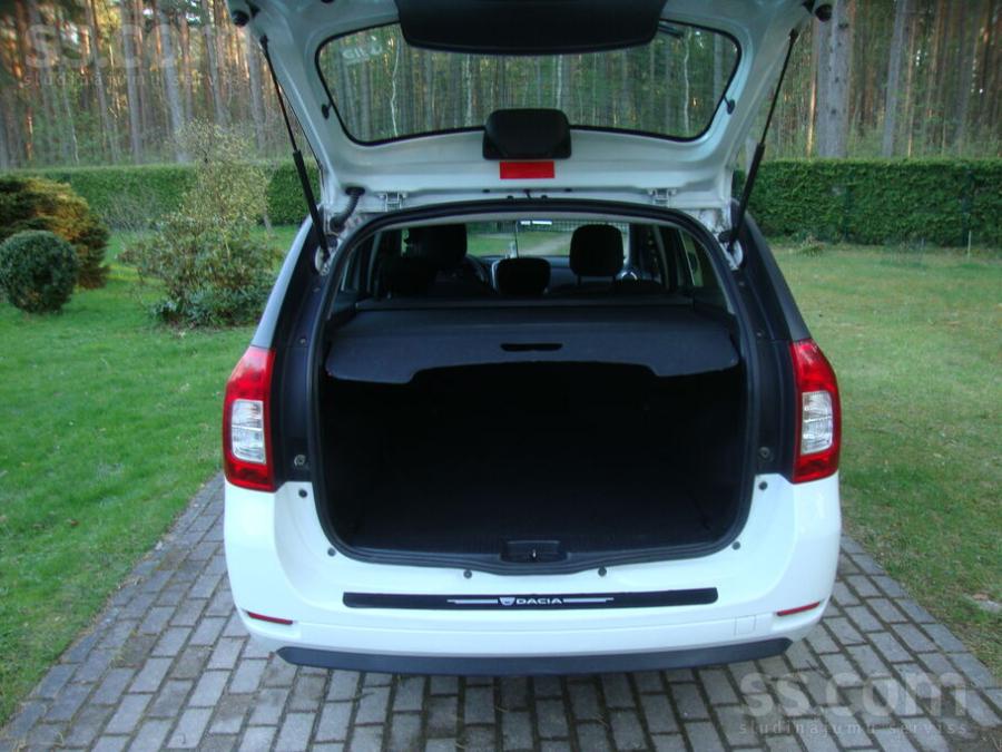 White Dacia Logan 2016 in Jurmala, with an engine capacity of 1.20 L and mileage of 150 thousand km for 3950 €, photo 8 on AUTOMOTO.COM.LV